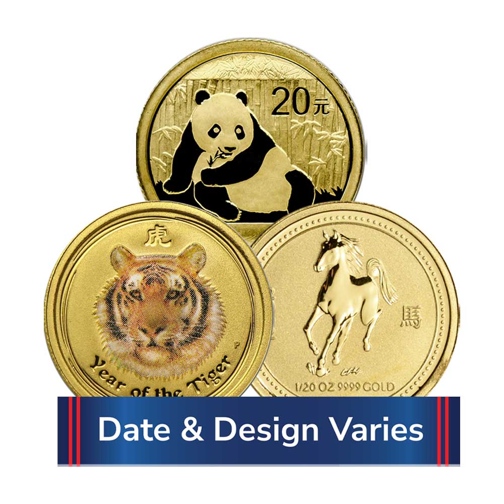 1/20-oz Random World Gold Coin - ModernCoinMart